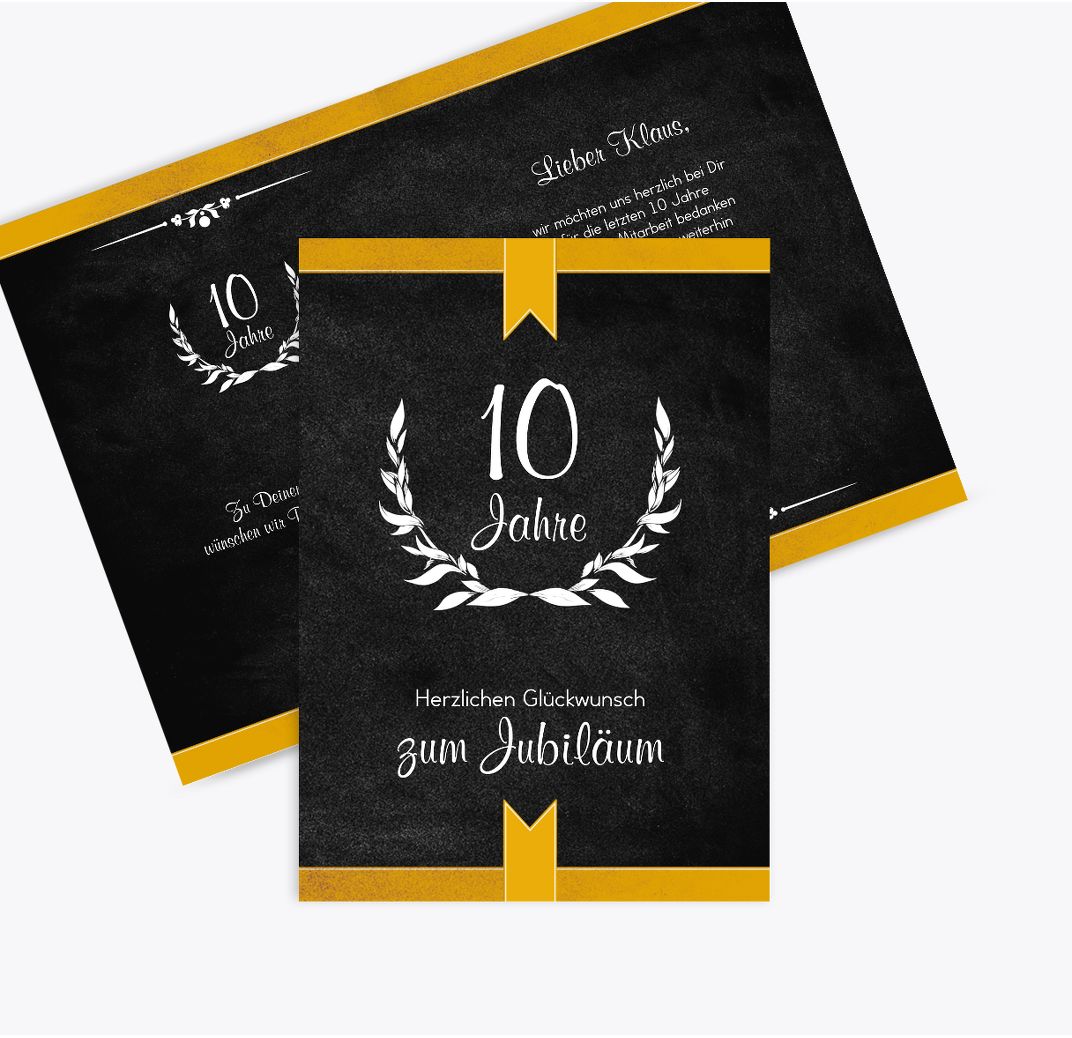 Einzigartige Jubiläumskarten kaufen » für einzigartige Menschen!