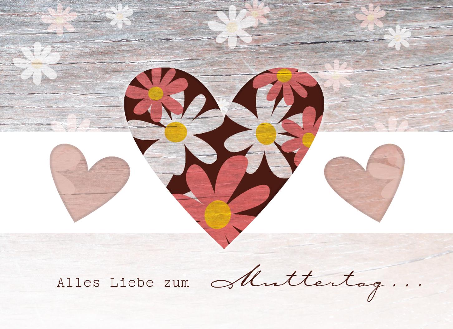 Muttertagskarte Mutterliebe selbst gestalten!