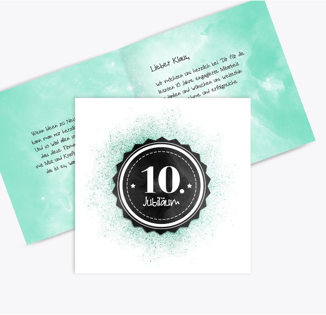 Einzigartige Jubiläumskarten kaufen » für einzigartige Menschen!