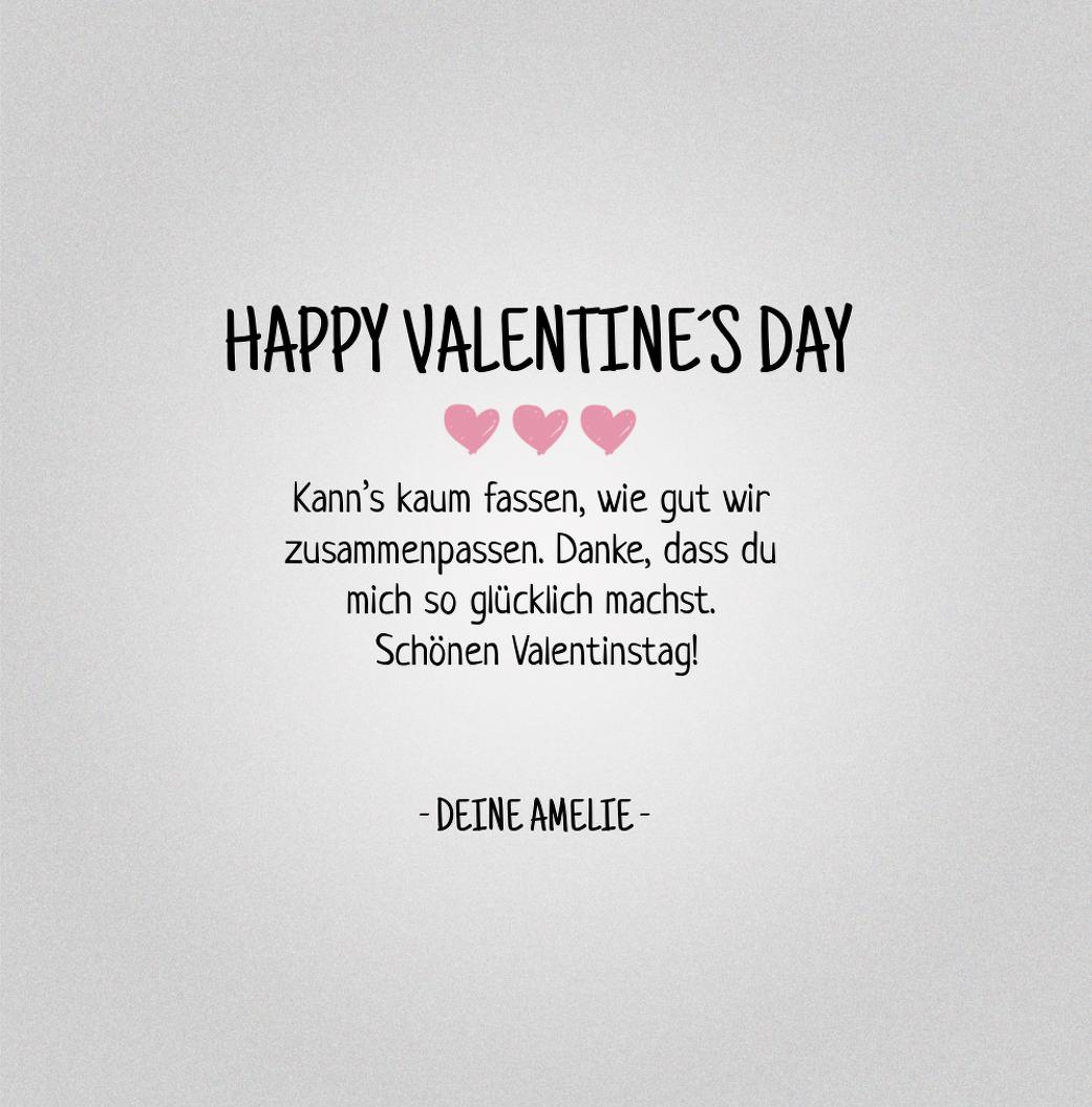Valentinskarte Valentinsgruß selbst gestalten!