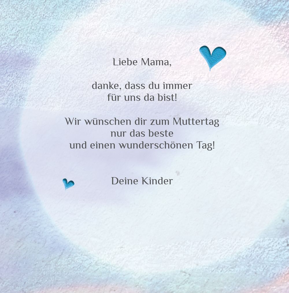 Muttertagskarte Bokeh selbst gestalten!