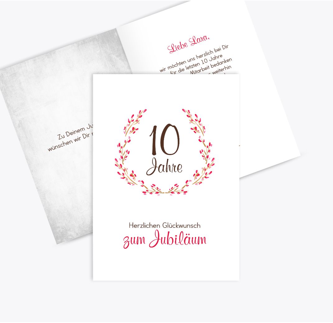 Einzigartige Jubiläumskarten kaufen » für einzigartige Menschen!